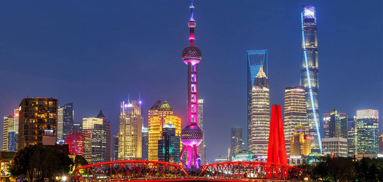 Shanghai Hd Skyline Visiting Shanghai Now: It's A Blue Sky, App Based