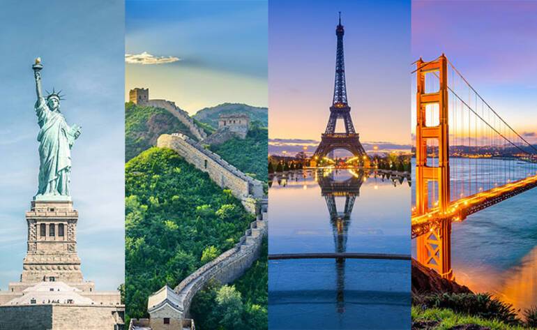 A list of the most famous landmarks | ROL Cruise Blog
